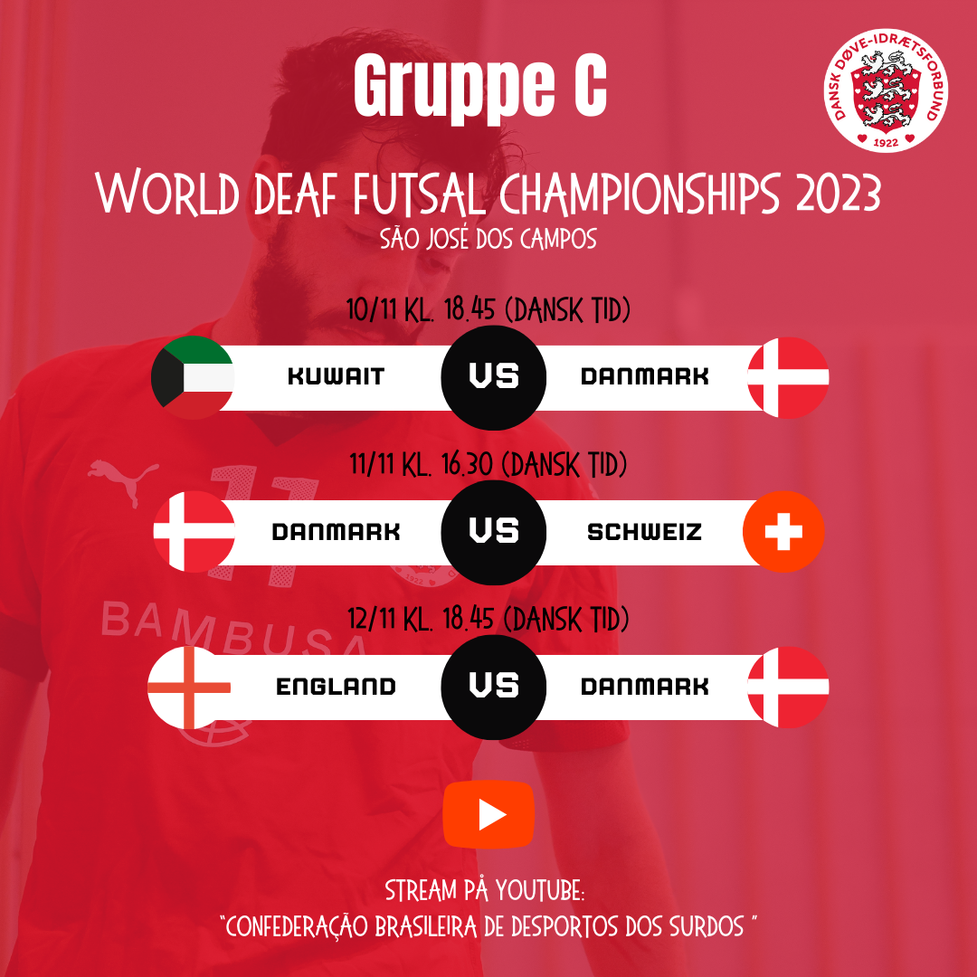 Her kan du følge med i VM i futsal - Dansk Døve-Idrætsforbund